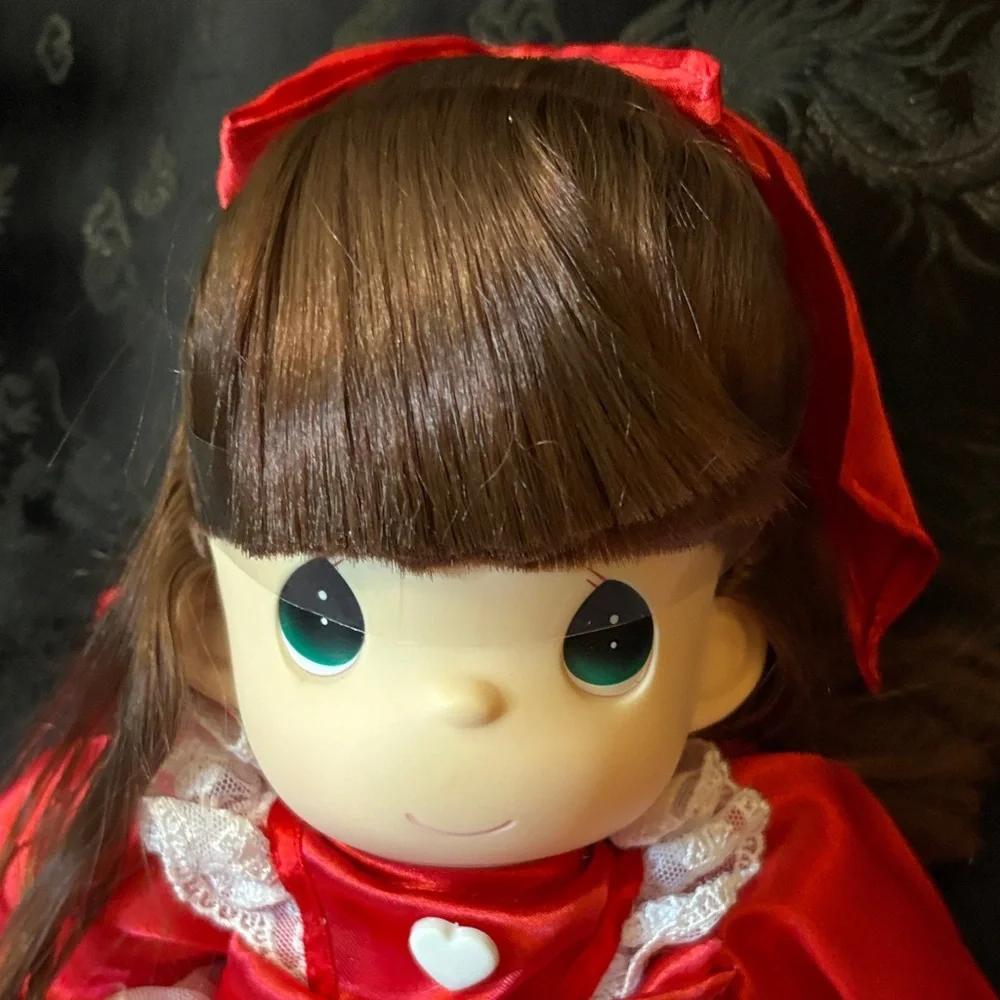 Precious Moments | Toys | Chloe Precious Moments Red Doll With Lace ...